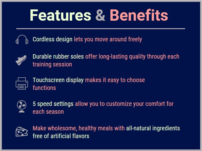 Product Pages Aren’t Complete Without Product Features and Benefits